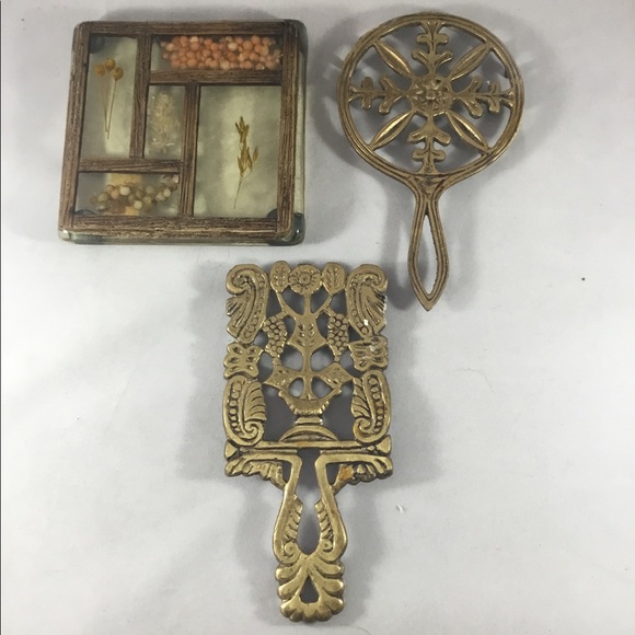 Kitchen | 3 Vintage Trivets | Poshmark